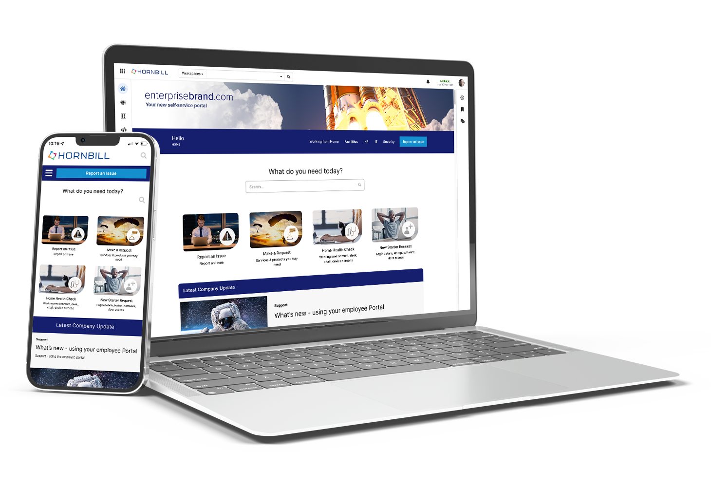 Unified service portal - Hornbill